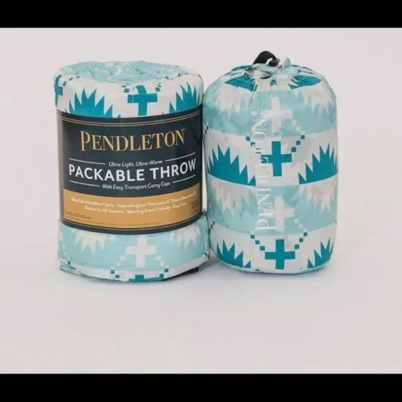 Pendleton | Bedding | Pendleton Packable Throw Blanket Ultra Light Ultra Warm Spider Rock New ...
